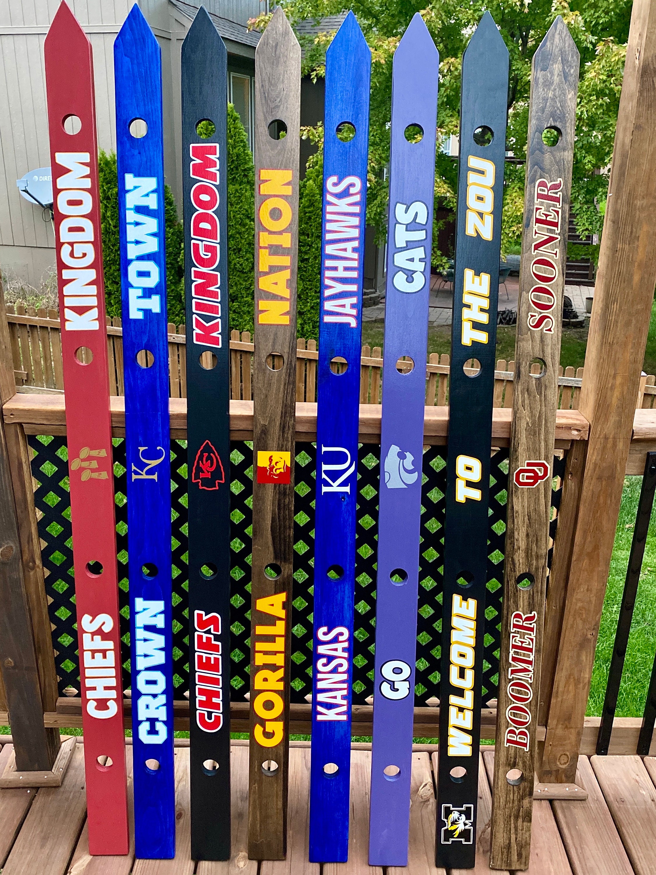 Custom 4 Hole Shot Ski ONE TEAM Any Team Any Theme Shot Board, Ski for ...