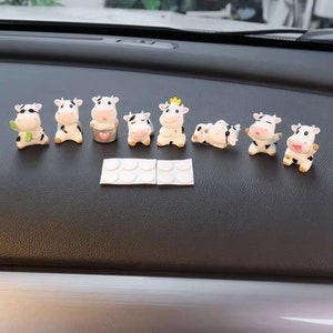 Cute Cow Car Interior Accessories, Car Dashboard Decor, Animal Desktop ...