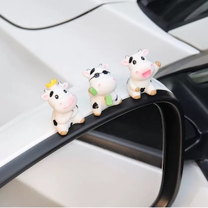 Cute Cow Car Interior Accessories, Car Dashboard Decor, Animal Desktop ...