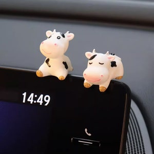 Cute Cow Car Interior Accessories, Car Dashboard Decor, Animal Desktop ...