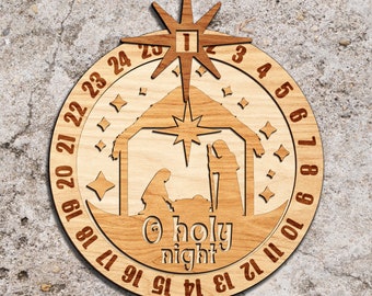 Christmas Cartoon Countdown Svg, Christmas Countdown Svg, Countdown ...