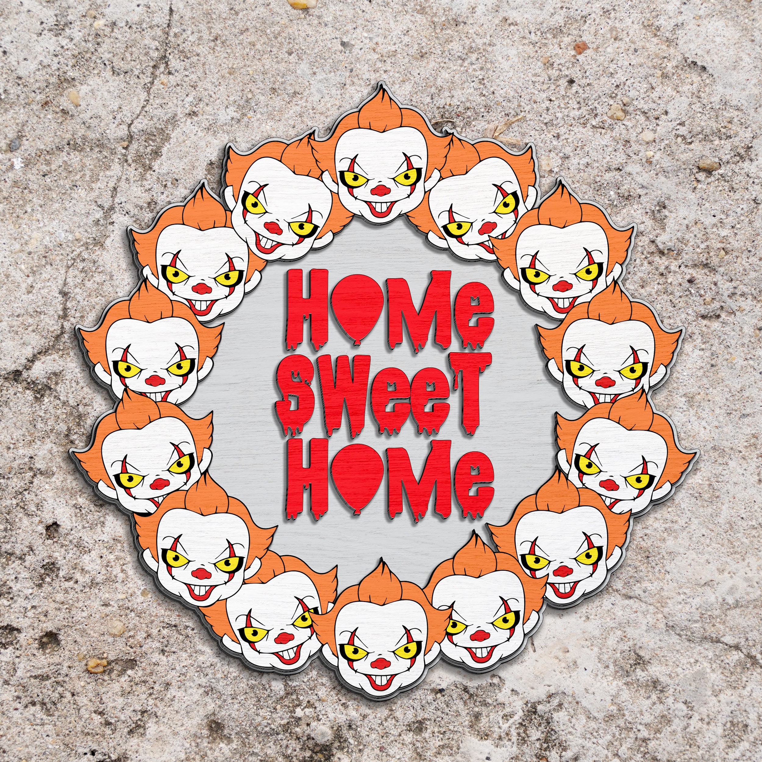 Home Sweet Home Horror Door Sign Svg Halloween Door Sign Svg - Etsy UK