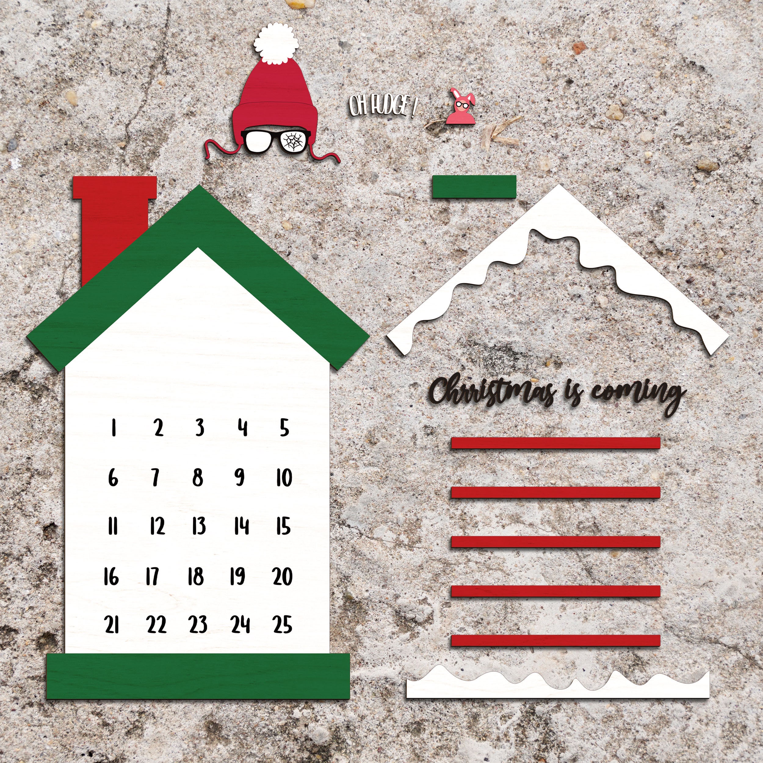 Christmas Movie Countdown Svg, Christmas Countdown Svg, Countdown ...