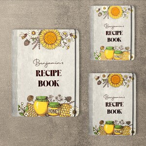 Personalized Recipe Book Cover Svg,wooden Cookbook Recipes Laser Cut ...