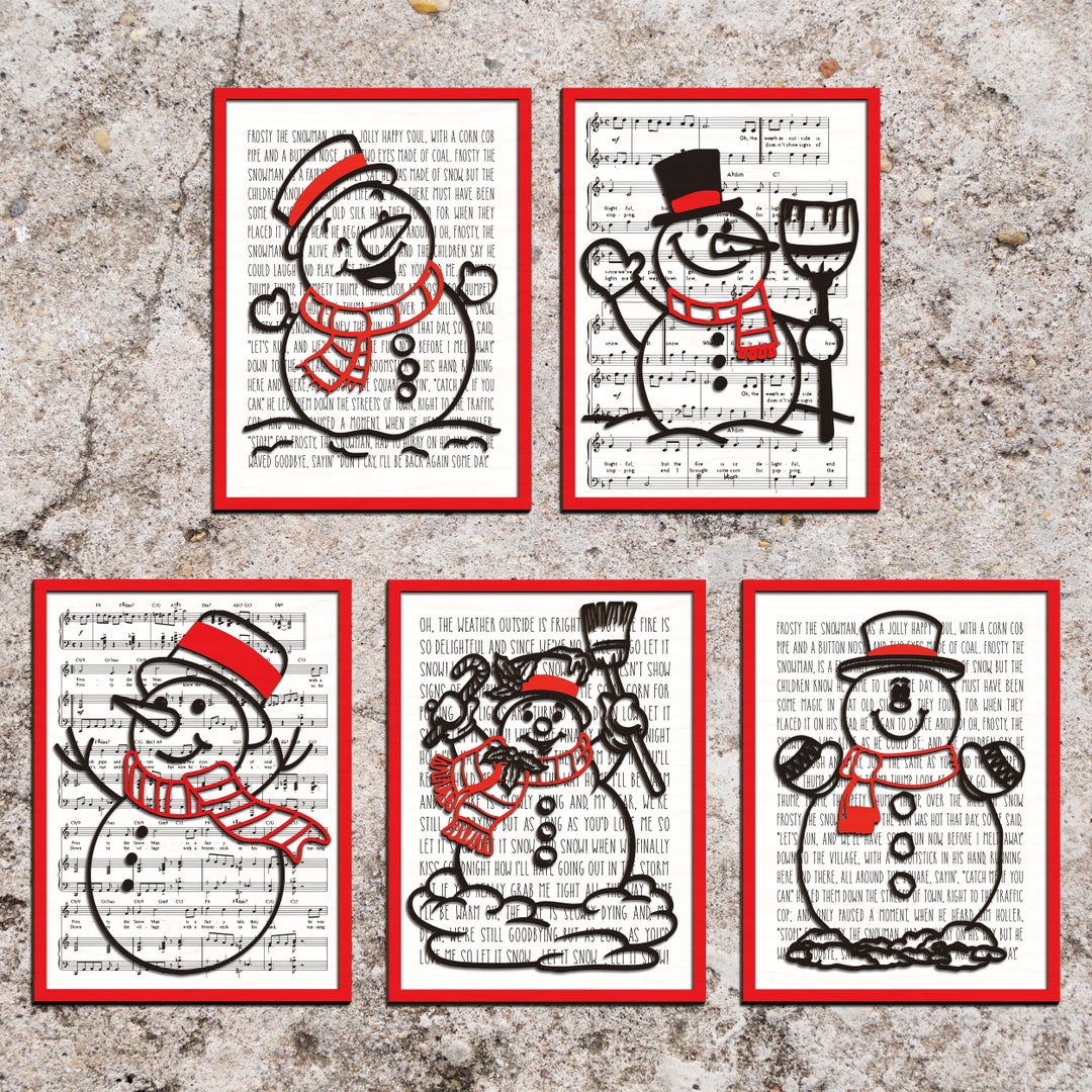 Frosty the Snowman Lyrics Word Sign Svg, Snowman Sign Svg, Snowman Line ...
