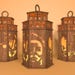 3D Horror Lantern Laser Cut File ,halloween Scene Lantern Svg, Night ...