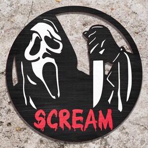 Horror Movie Door Sign Svg, Halloween Door Sign Svg, Horror Character ...