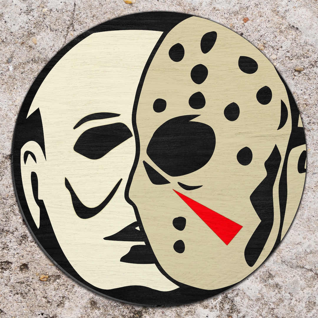 Horror Character Face Door Sign Svg, Halloween Door Sign Svg, Horror ...