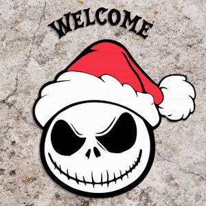 Christmas Cartoon Door Sign Svg, Merry Christmas Sign Svg, Christmas ...