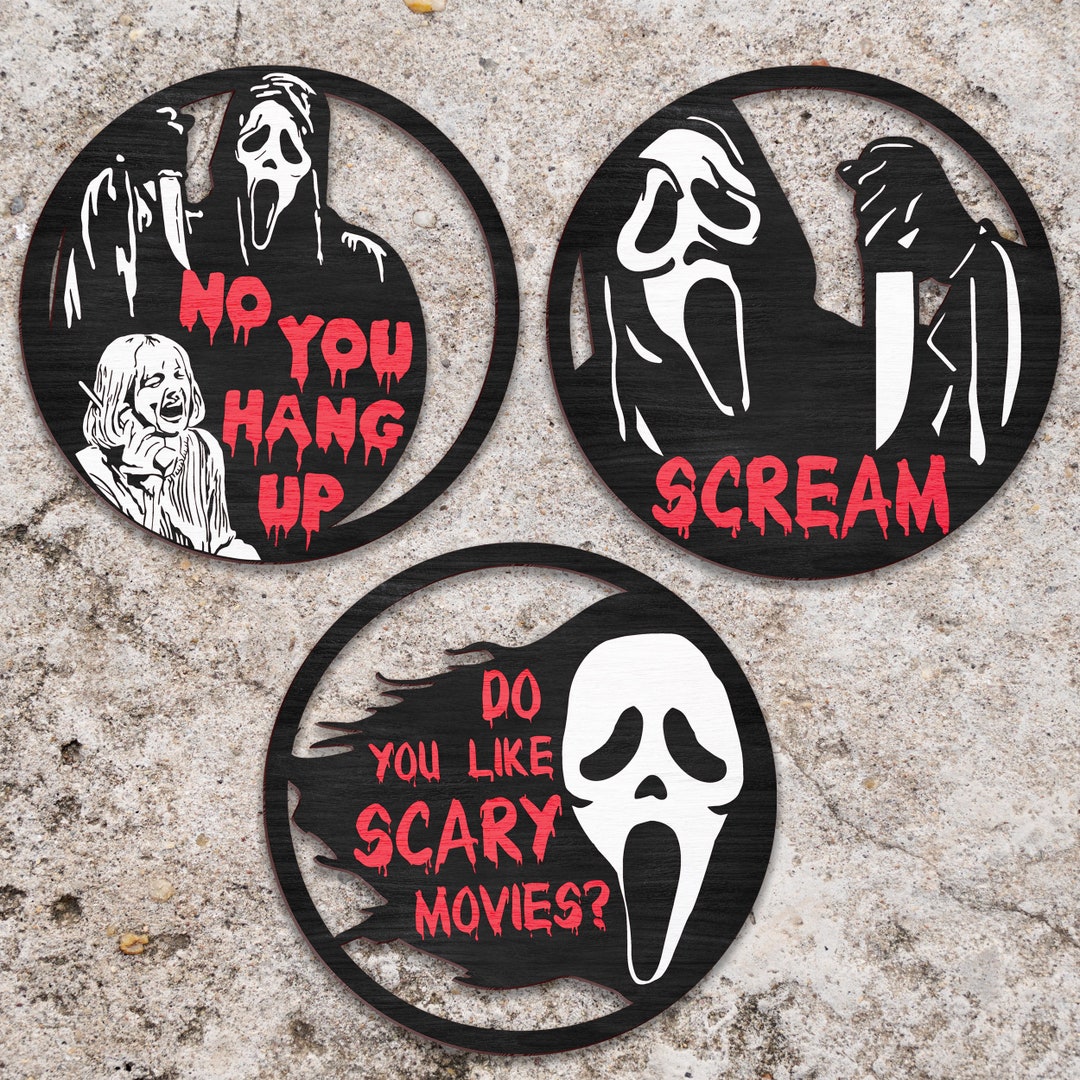 Horror Movie Door Sign Svg, Halloween Door Sign Svg, Horror Character ...