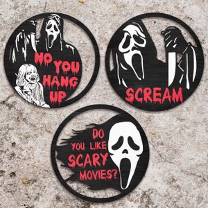 Horror Movie Door Sign Svg, Halloween Door Sign Svg, Horror Character ...