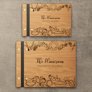 Personalized Recipe Book Svg, Custom Cookbook, Family Cook Book Laser ...
