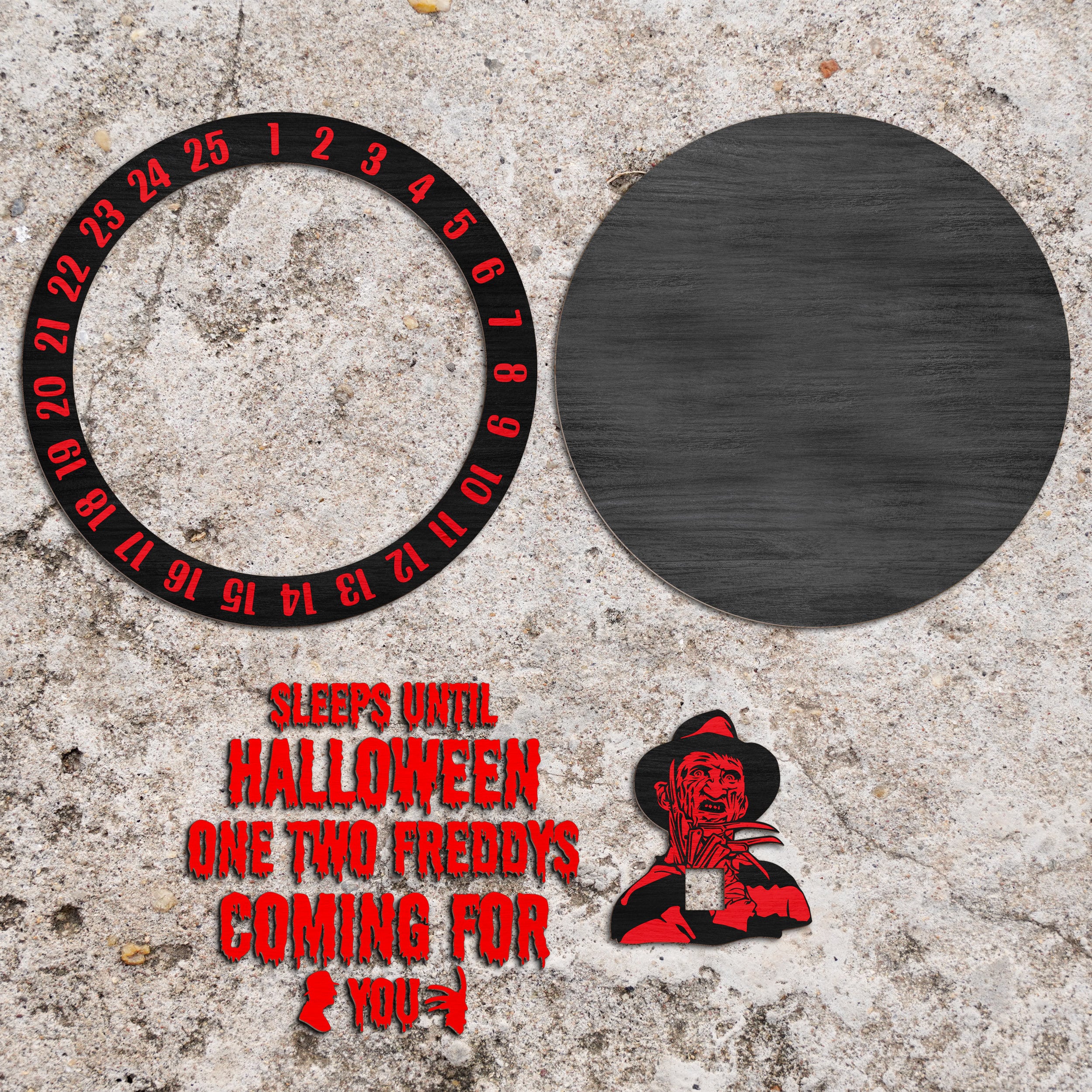 Horror Character Countdown Svg Halloween Countdown Svg - Etsy