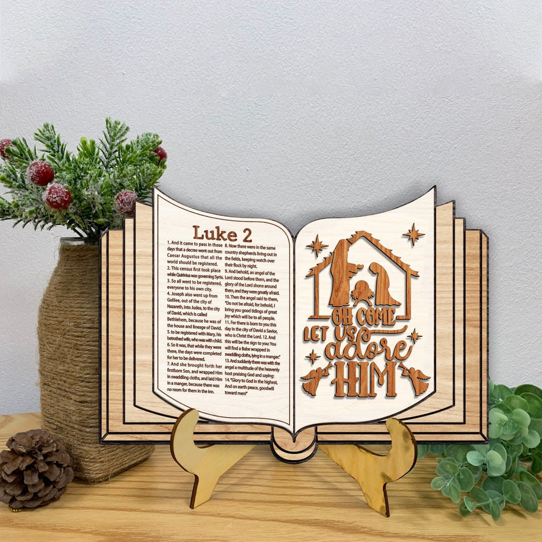 Nativity Stand Decor Svg, Christmas Nativity Shelf Sitter SVG, Nativity ...