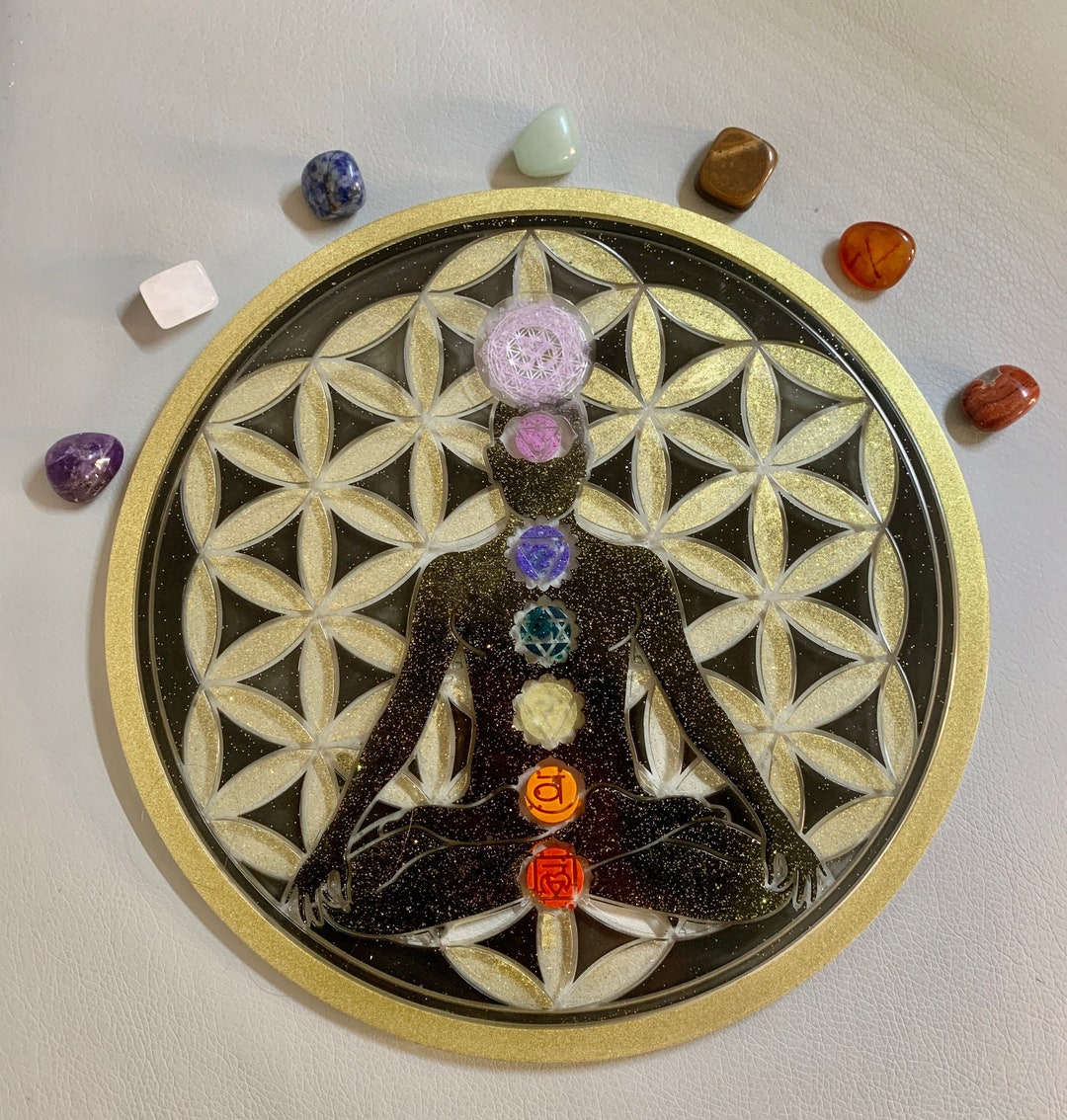 CHAKRAS Tray Regeneration UNIQUE Craft Creation - Etsy