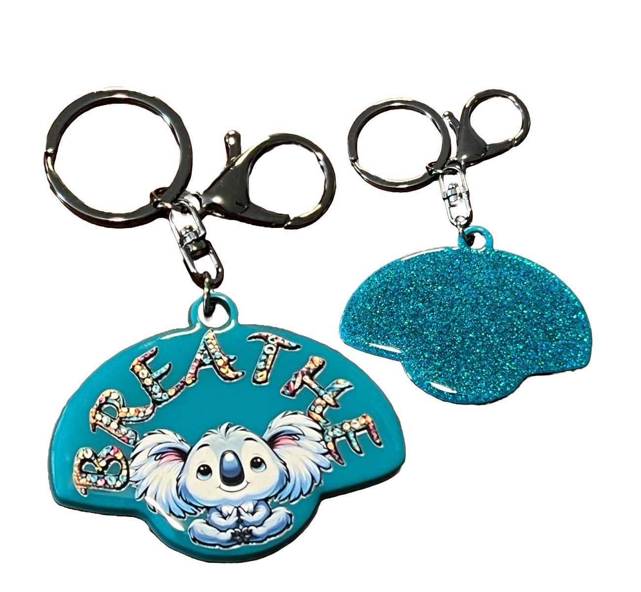 Zen Koala Keychain: Breathe - Etsy