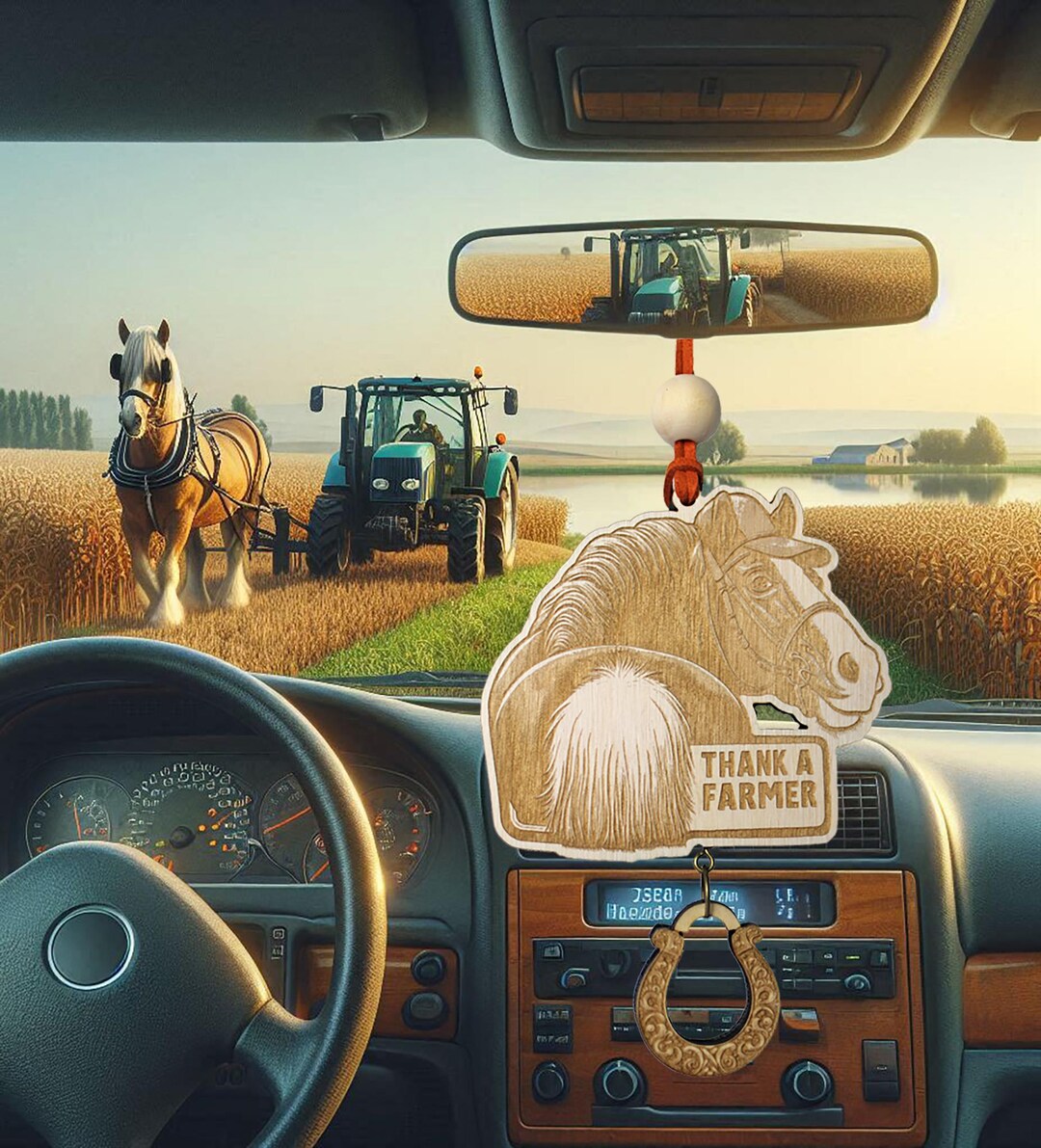 Farmer, Thank a Farmer, Horse, Horse Gift, Horse Decor, Air Freshener ...