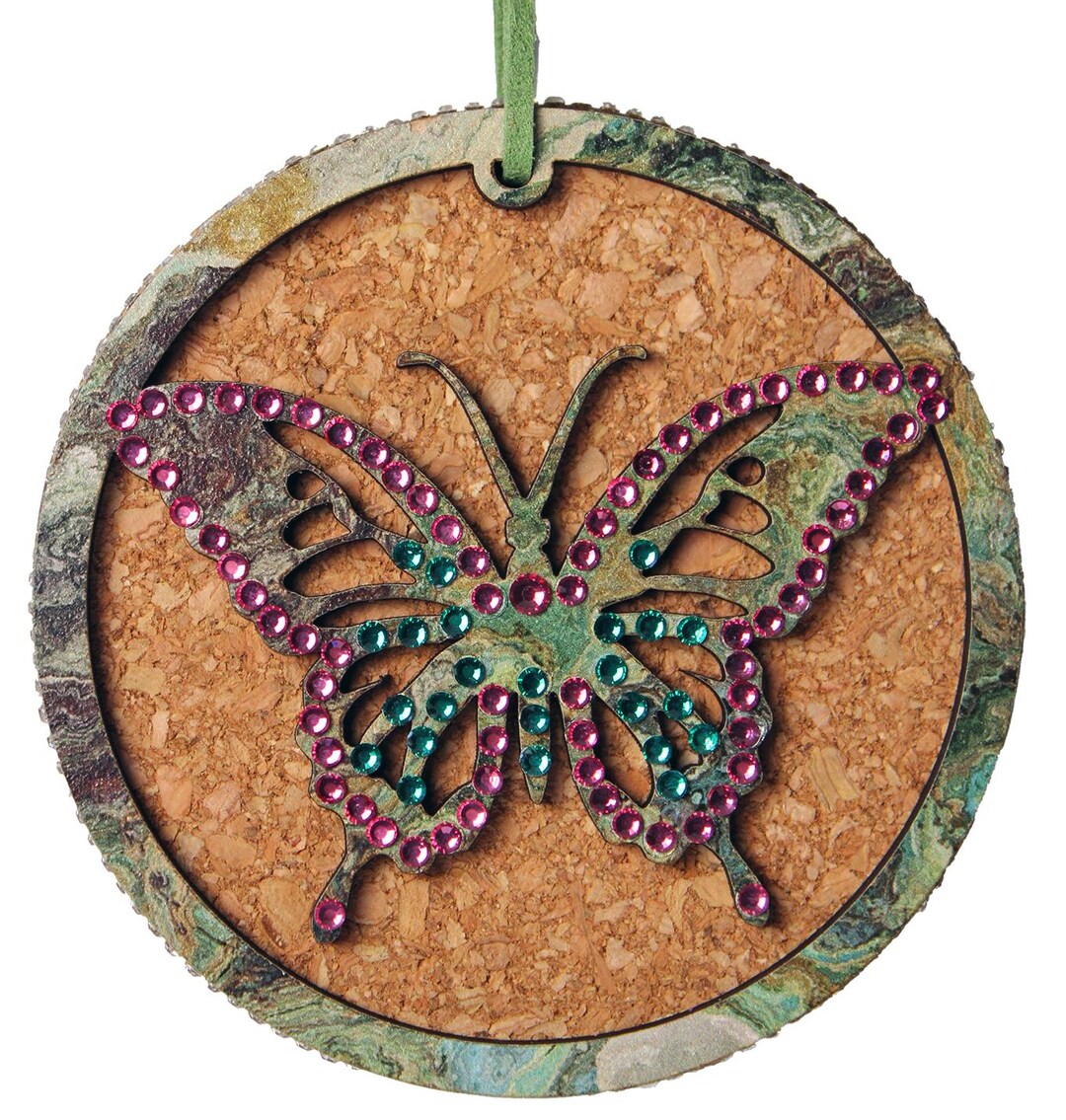 Butterfly Gift, Butterfly Lover, Car Freshener, Car Air Freshener, Cork Diffuser, Butterfly ...