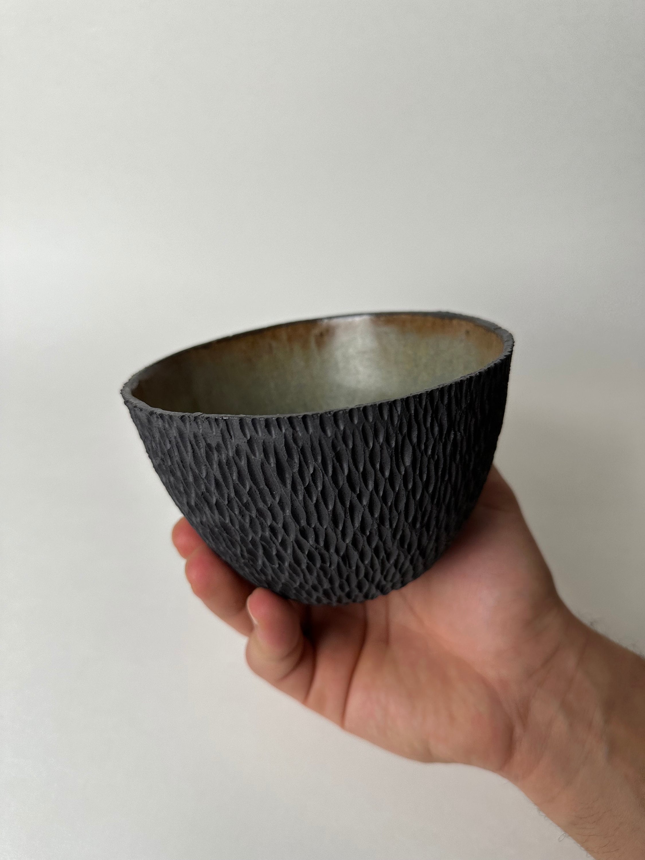 Japanese Style Ceramic Bowls / Black Ceramic / Gift / Handmade Ceramic ...