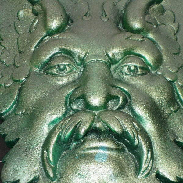 Green Man Sculpture - Etsy