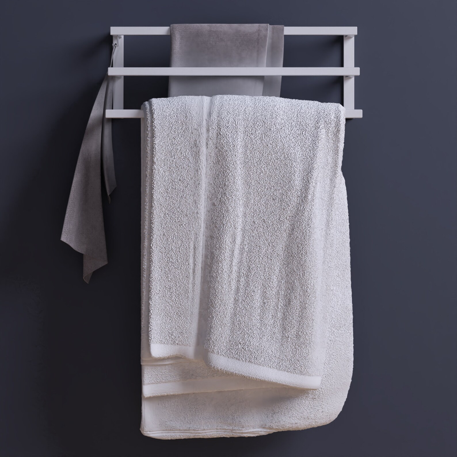 Wall Mounted Towel Rack Towel Holder 3 Tiers Modern Towel - Etsy