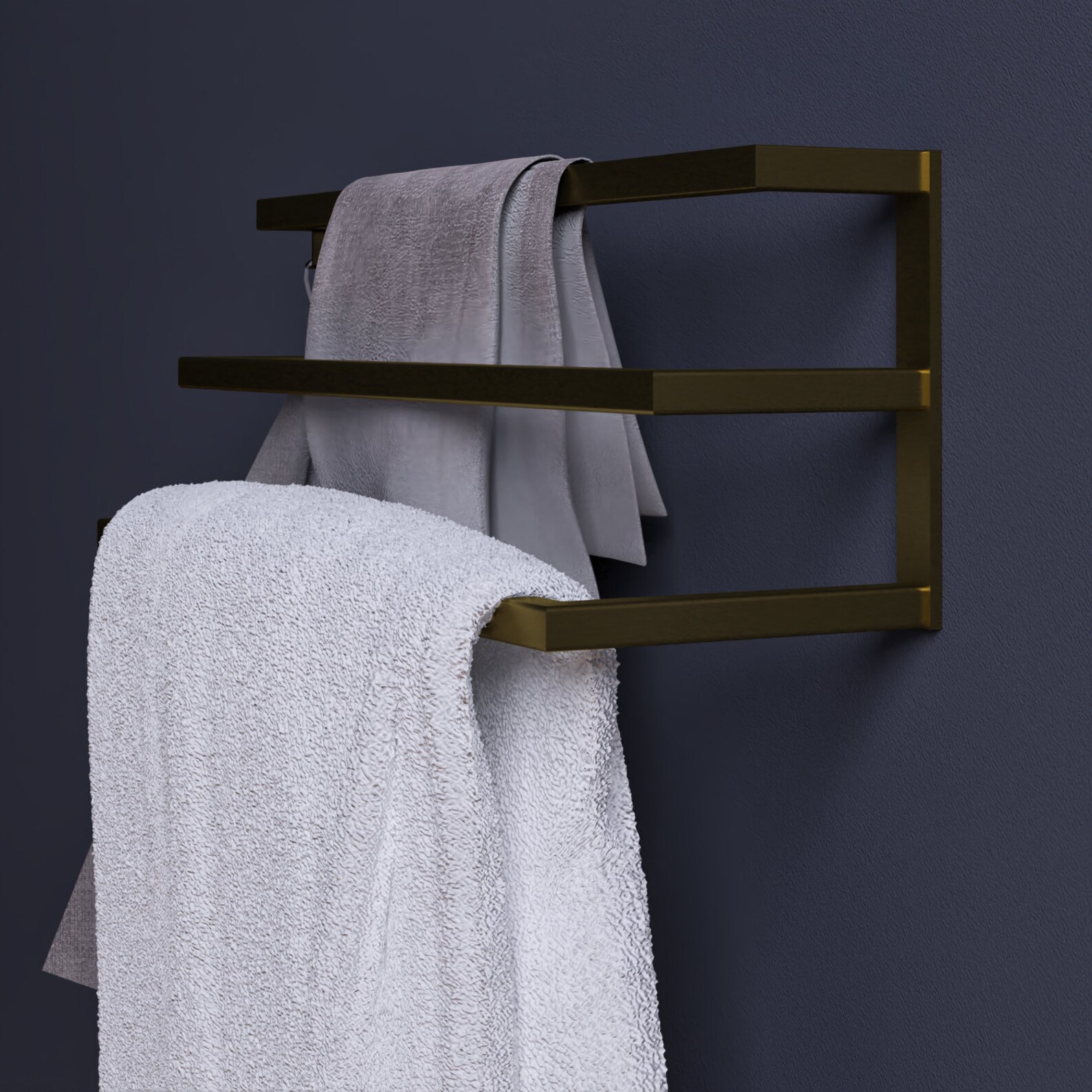 Wall Mounted Towel Rack Towel Holder 3 Tiers Modern Towel - Etsy