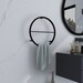 Round Towel Holder guest Towel Rack Hand Towel Holder bath Towel ...