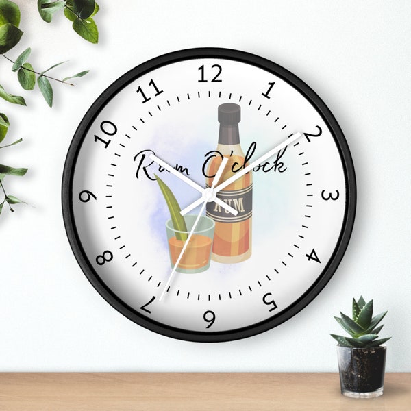 Rum Wall Clock - Etsy