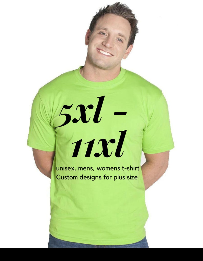 5xl 6xl 7xl 8xl 9xl 10xl 11xl T-shirt, Custom Design, Personalised ...