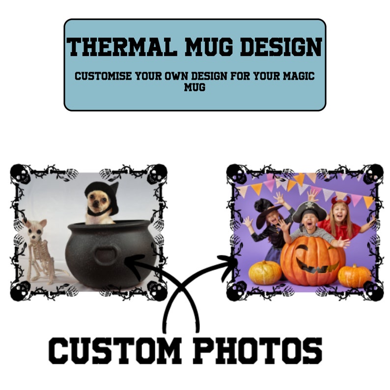 Custom Magic Mug Design Heat Activated Personalised Colour Changing ...