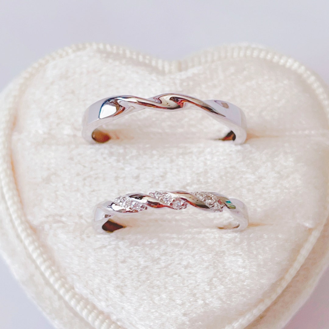 Couple Rings Matching Rings Ring Set Wedding Bands - Etsy