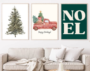 Christmas Printable Gallery Wall Art Mega Bundle, Set of 3 Christmas ...