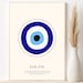 Evil Eye Printable, Evil Eye Poster, Evil Eye Print Protection, Evil ...