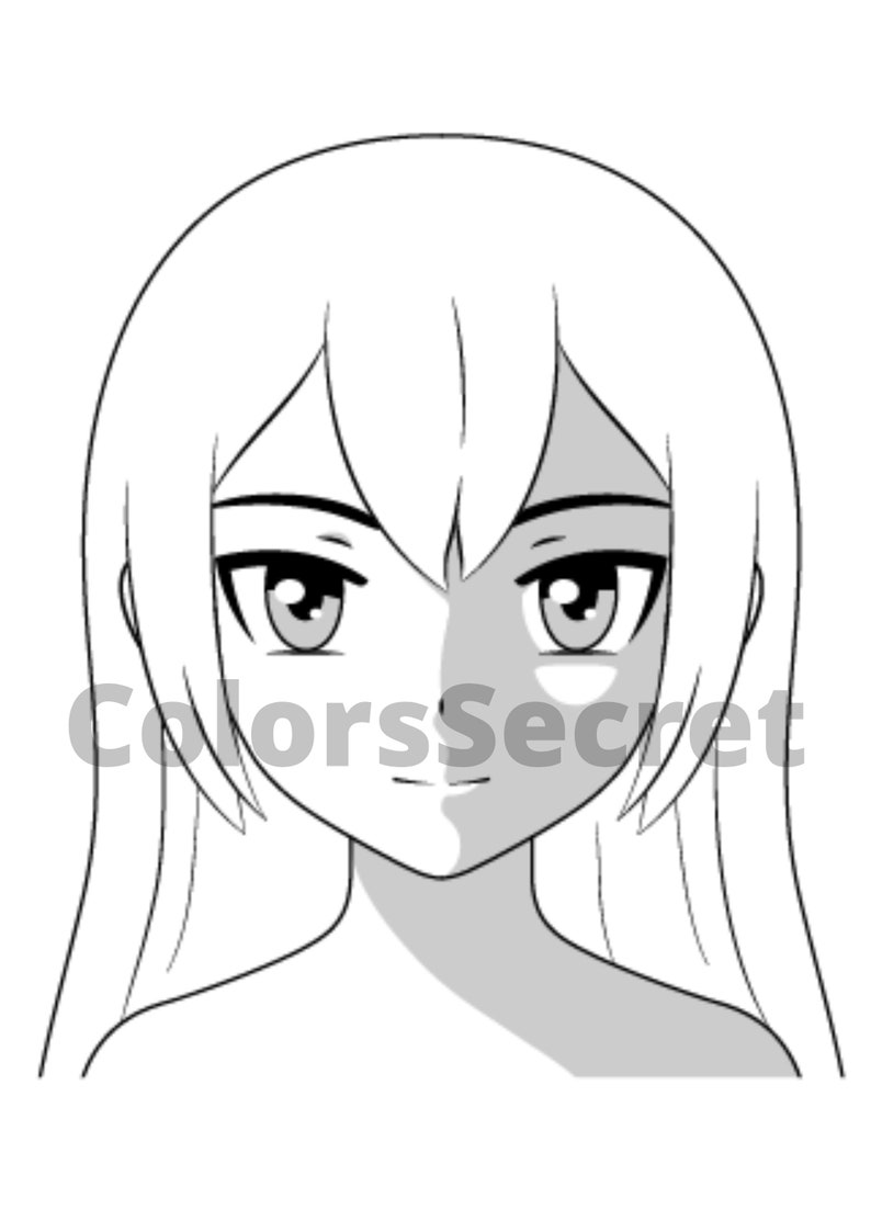 Anime Coloring Book, Anime Printable Pdf, Adult Coloring Book Pdf ...