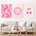 Danish Pastel Printable Set Pink Danish Pastel Poster Set - Etsy