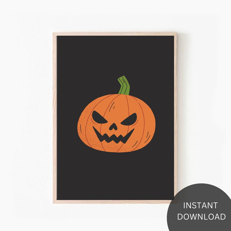 Halloween Gallery Wall, Halloween Decor, Modern Halloween Printable ...
