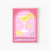 Pink Vintage Retro Wall Art Set of 3 Prints 70s Style Poster Retro ...
