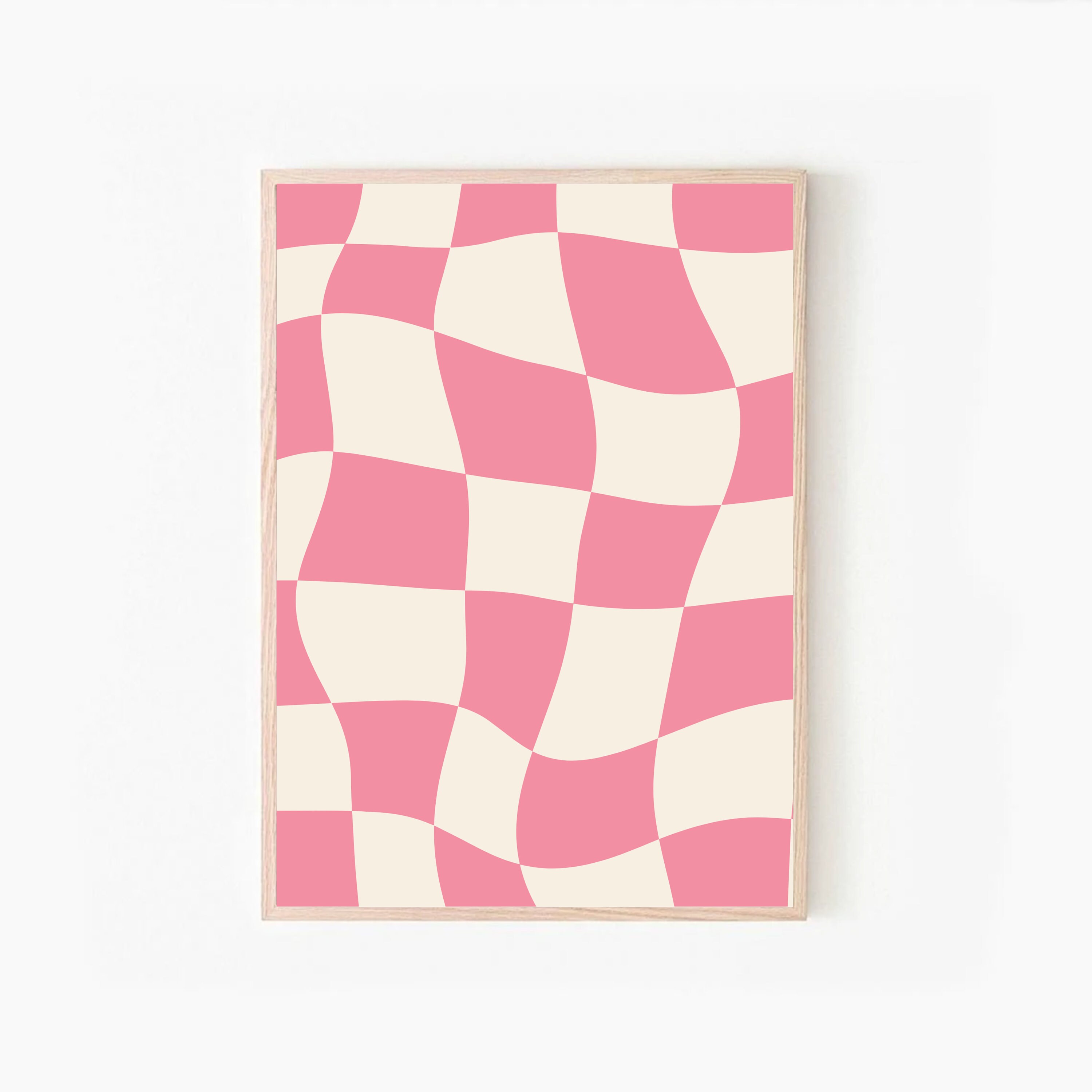 Pink Vintage Retro Wall Art Set of 3 Prints 70s Style Poster Retro ...