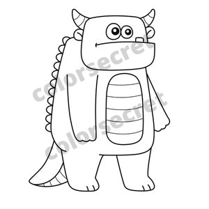 Coloring Book, Monster Coloring Book, Monster Coloring Pages, Printable ...
