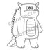 Coloring Book, Monster Coloring Book, Monster Coloring Pages, Printable ...