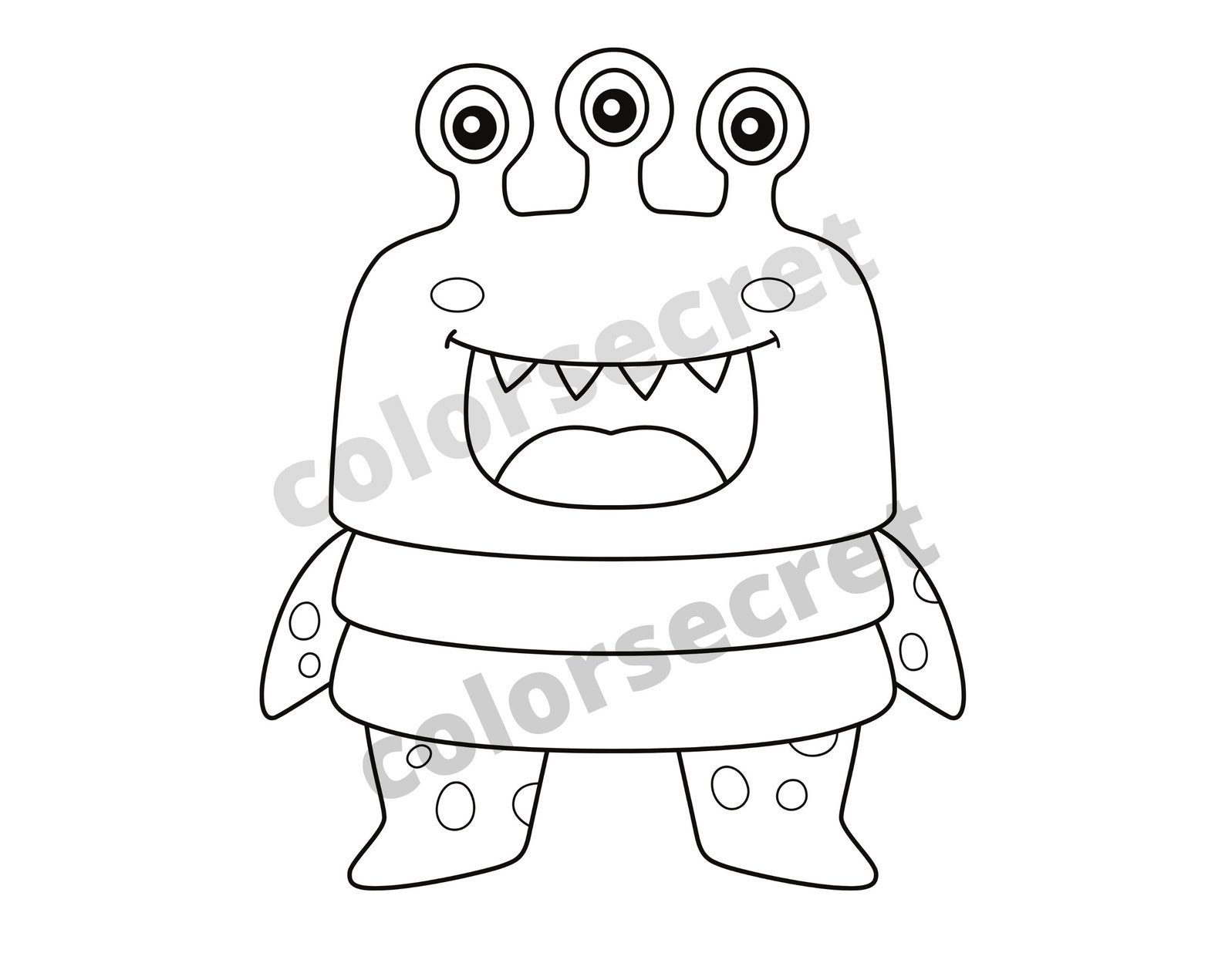 Coloring Book, Monster Coloring Book, Monster Coloring Pages, Printable ...