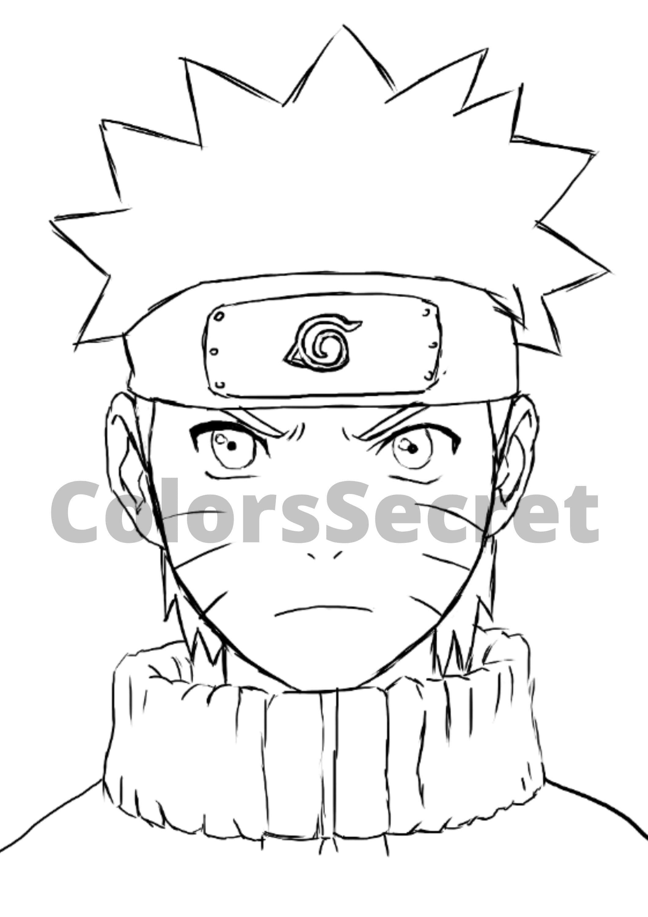 Anime Coloring Book, Anime Printable Pdf, Adult Coloring Book Pdf ...