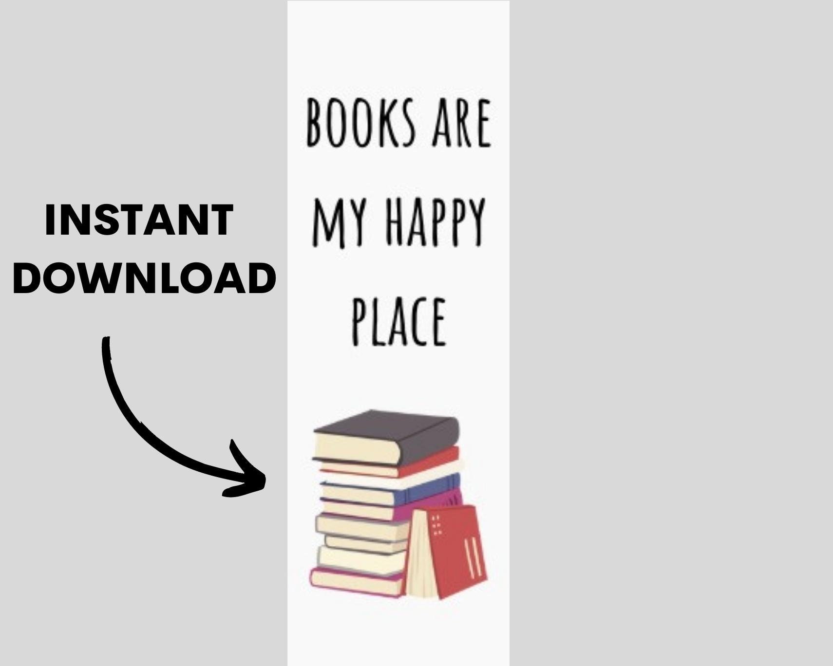 Printable Bookmark, Printable Bookmark Template, Digital Download ...