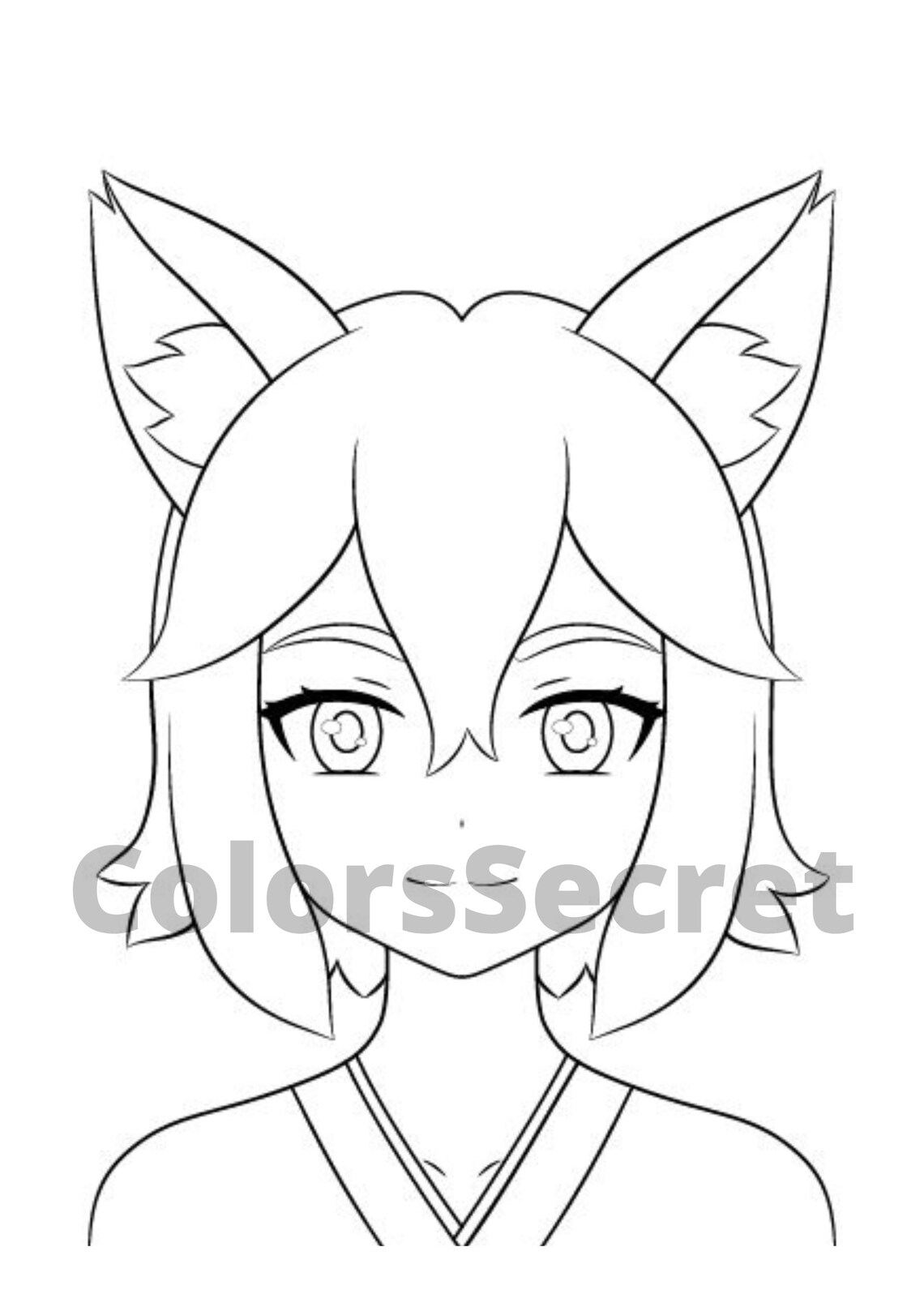 Anime Coloring Book, Anime Printable Pdf, Adult Coloring Book Pdf ...