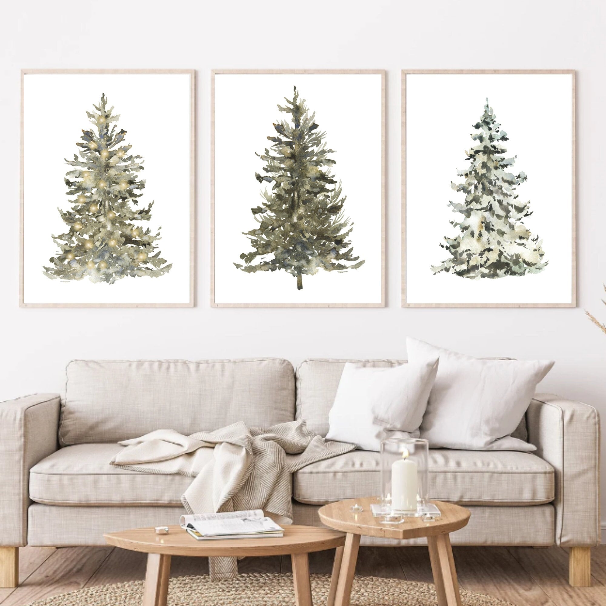 Christmas Printable Gallery Wall Art Mega Bundle, Set of 3 Christmas ...