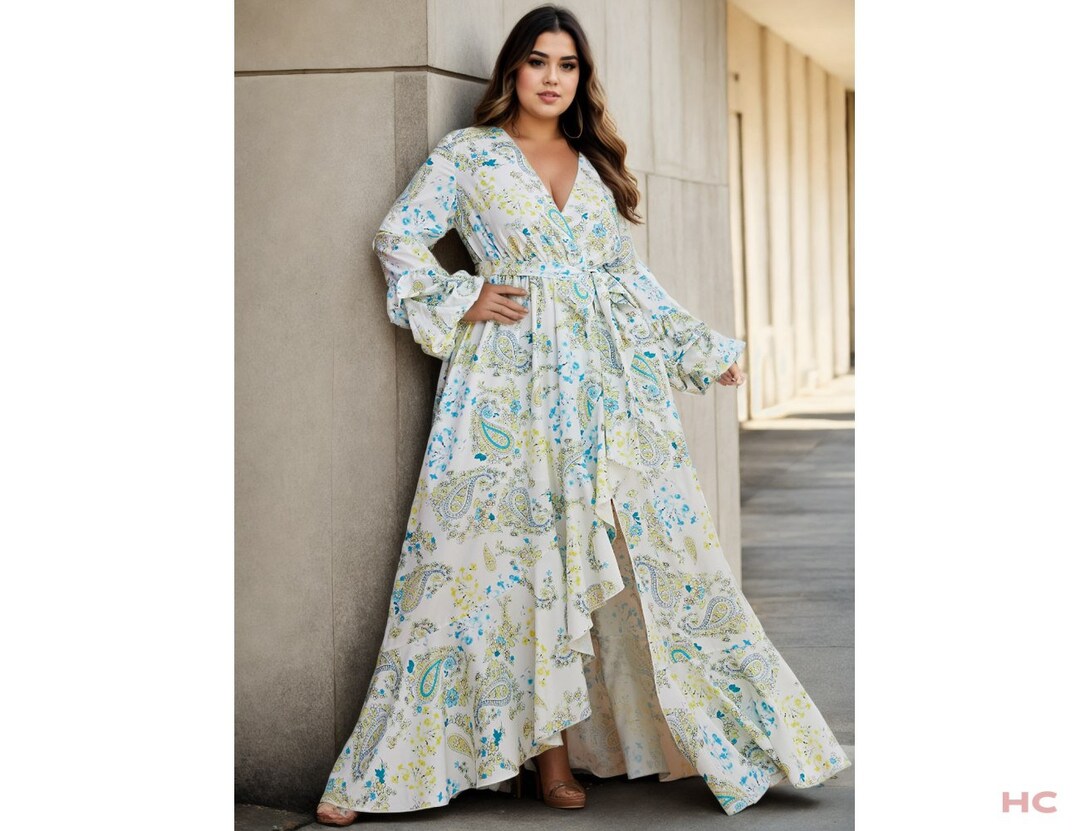 Ayla Plus Size Mother of the Bride Groom White Boho Bohemian A Line ...