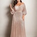 Zahra Plus Size Mother of the Bride Groom Champagne Gold off Shoulder ...