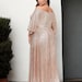 Zahra Plus Size Mother of the Bride Groom Champagne Gold off Shoulder ...