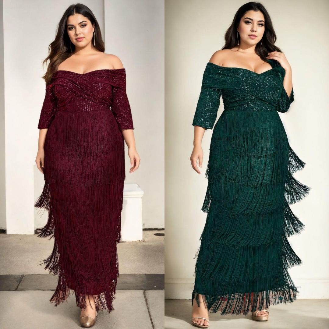 Nicole Plus Big Size Mother of the Bride Groom off Shoulder Pinup ...