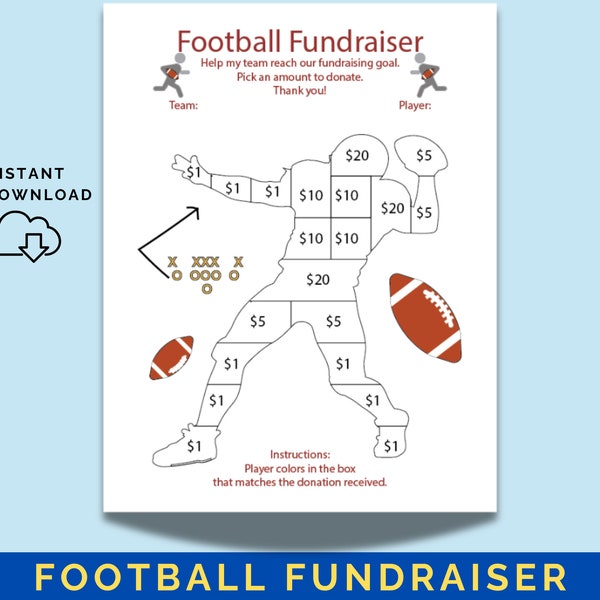 Football Fundraiser - Etsy